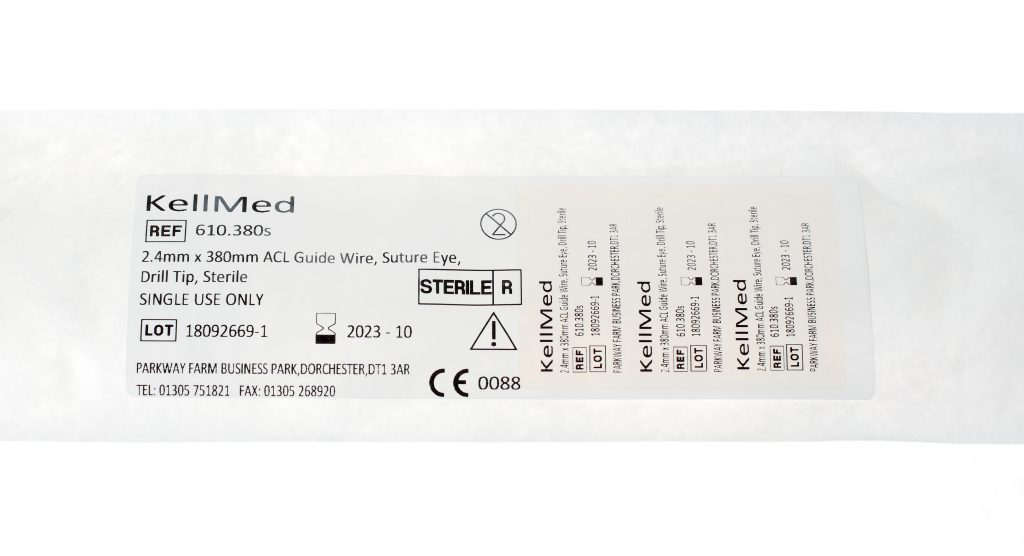 ACL Guide Wire Added To KellMed Product Range | KellMed Ltd